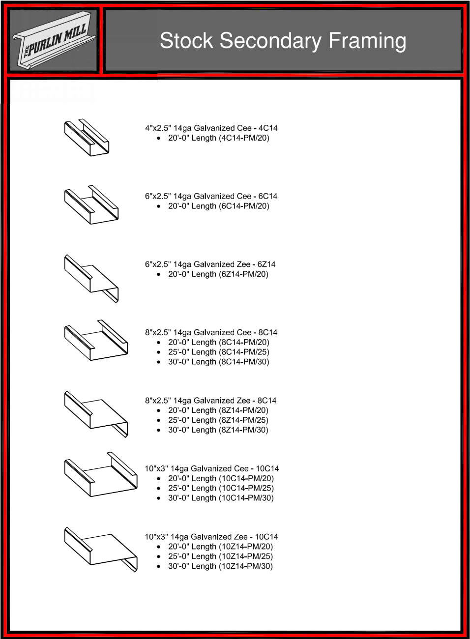 In Stock Now - The Purlin Mill